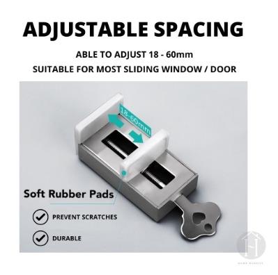 Sliding Window Lock Stopper Restrictor No Drilling IBG0154, Furniture ...