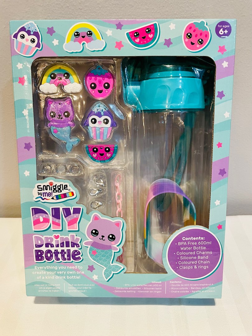 Smiggle diy drink bottle, Hobbies & Toys, Toys & Games on Carousell