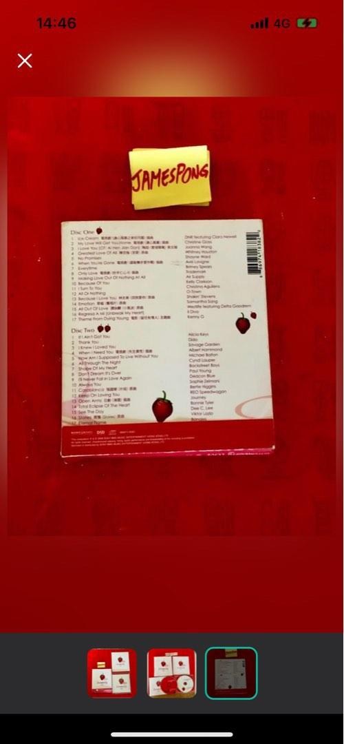 Sony -strawberry /movie/ love songs cd，共3套cd, 興趣及遊戲, 音樂樂器 & 配件, 音樂與媒體 ...