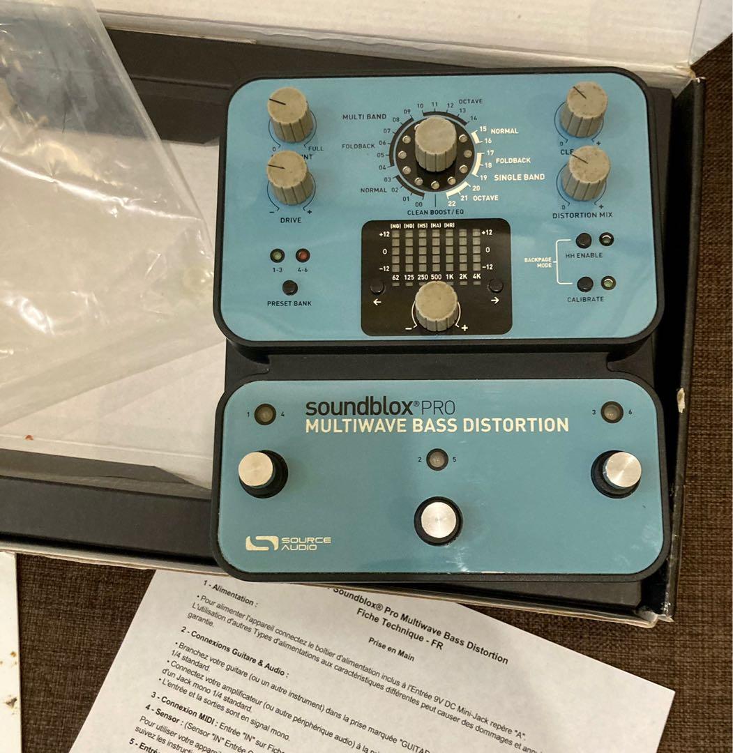 Soundblox Pro Multiwave Bass Distortion Pedal, Hobbies & Toys, Music ...