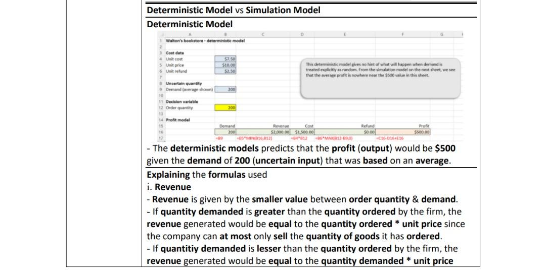 ST2187 Business Analytics, Applied Modelling & Prediction Notes (1st ...