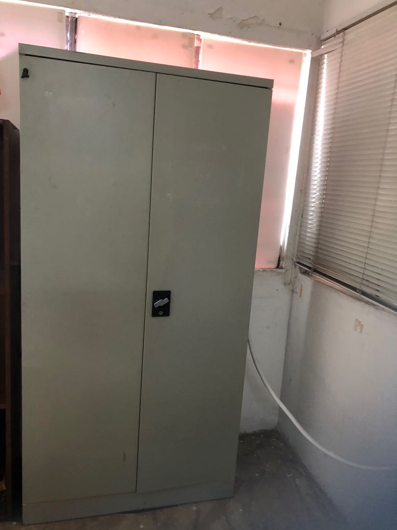 Steel filing cabinet, Furniture & Home Living, Furniture, Shelves ...