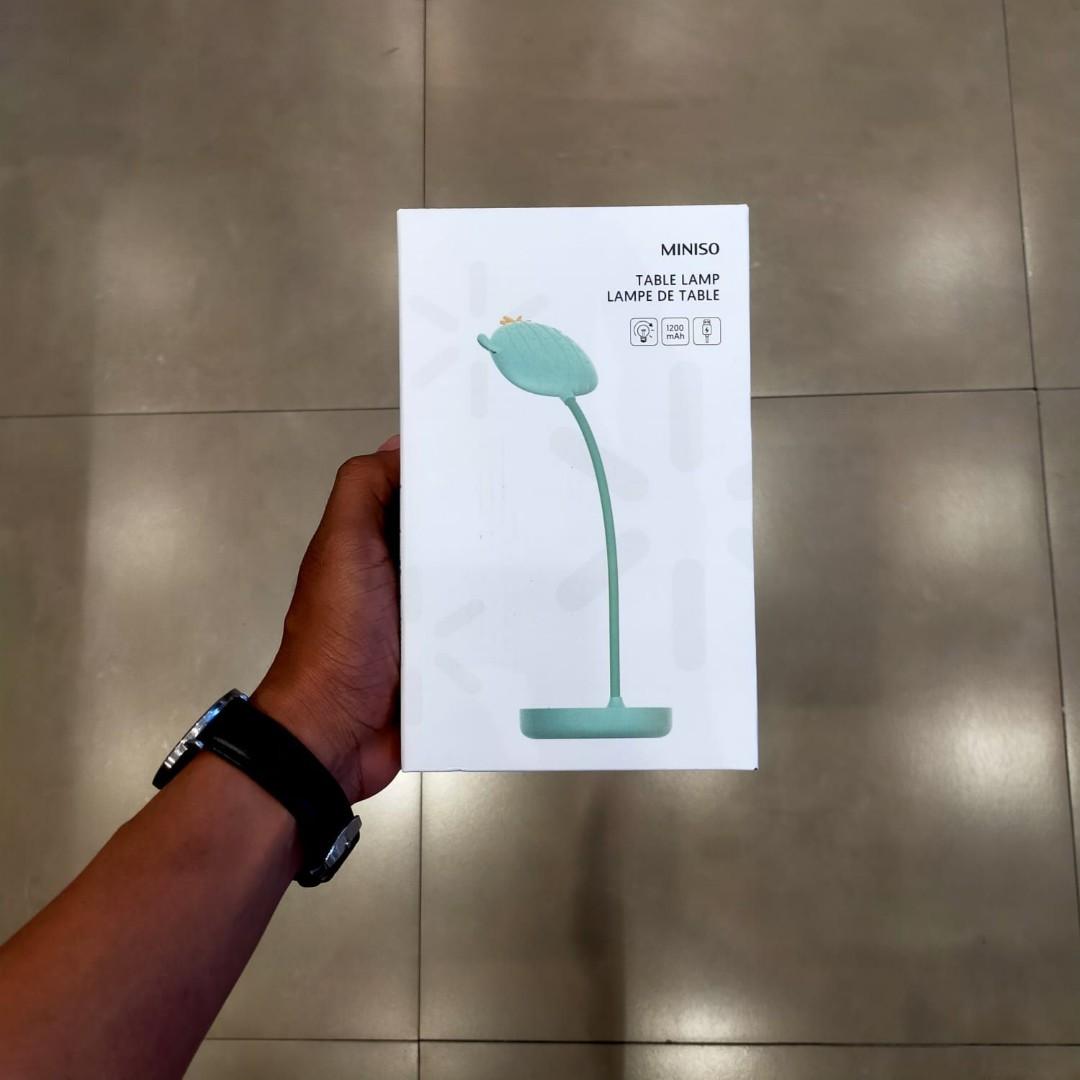 Table lamp miniso, Antik, Furnitur di Carousell