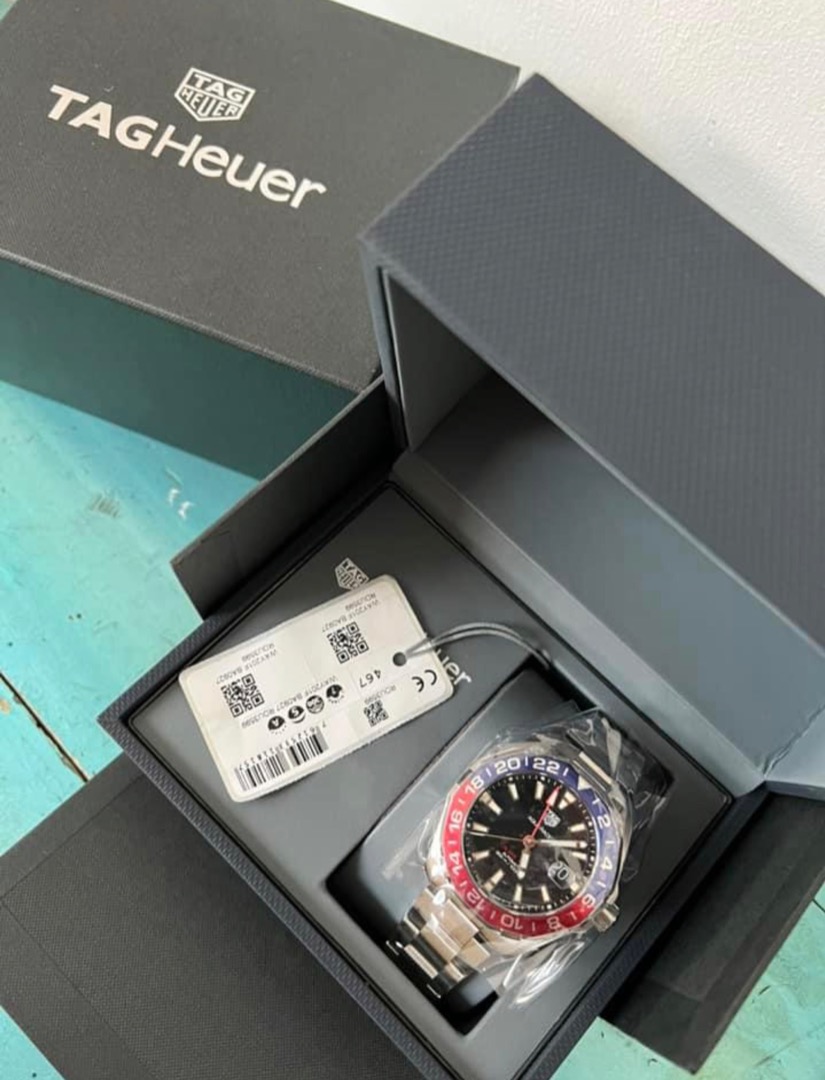 Tag Heuer GMT Aquaracer - Pepsi, Luxury, Watches on Carousell