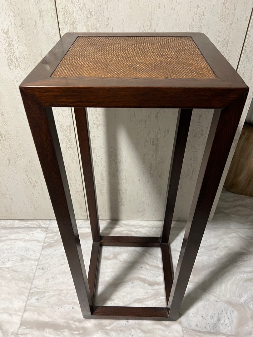 Tall Wooden Display Stand, Furniture & Home Living, Furniture, Shelves ...