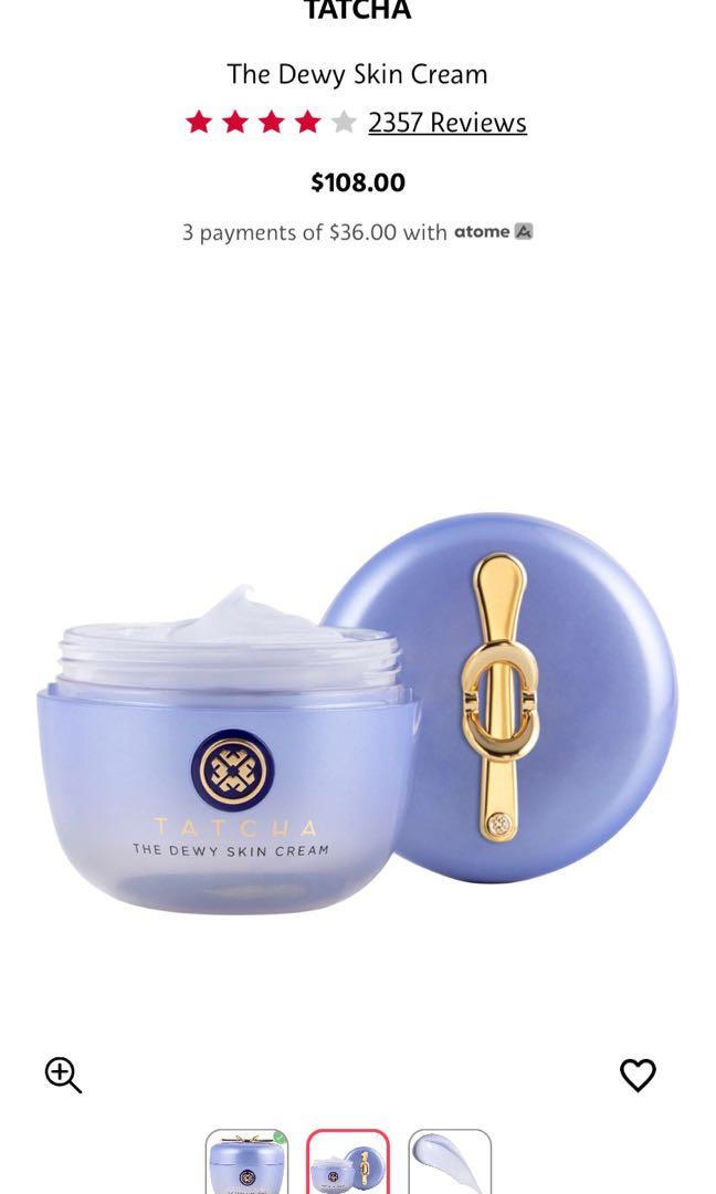 Tatcha dewy skin cream sample size, Beauty & Personal Care, Face, Face ...
