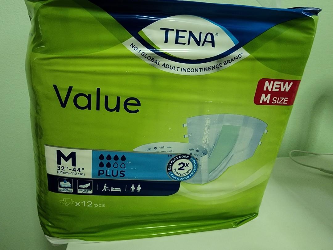 Tena Adult diaper, M size, Health & Nutrition, Assistive & Rehabilatory Aids, Adult Incontinence ...