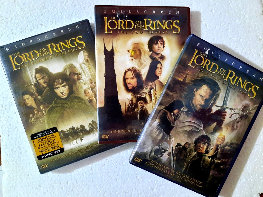 THE LORD OF THE RINGS TRILOGY [2-DISC SPECIAL EDITION DVDS], Hobbies ...