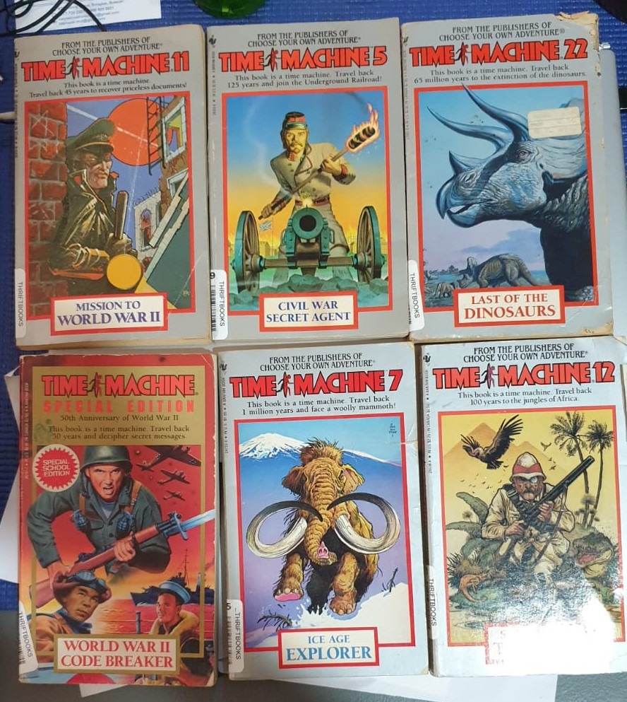 TIME MACHINE SERIES OF GAME BOOKS - rare & collectible, Hobbies & Toys ...