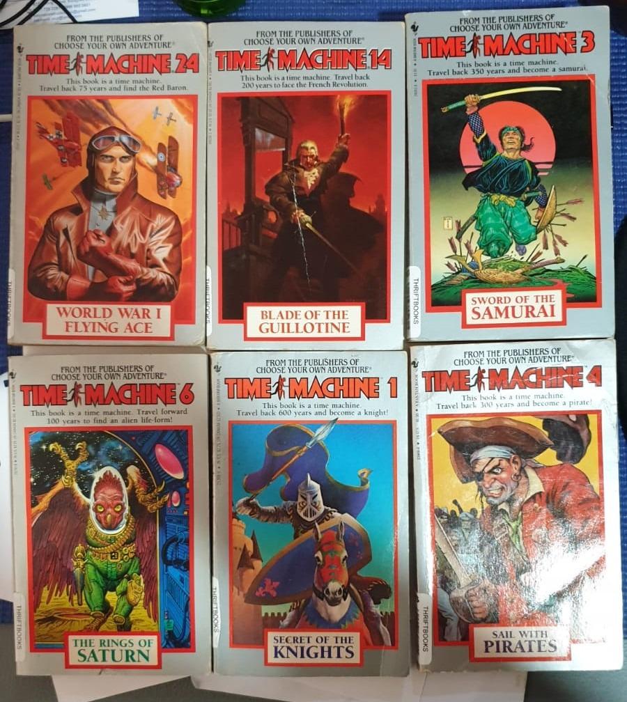 TIME MACHINE SERIES OF GAME BOOKS - rare & collectible, Hobbies & Toys ...