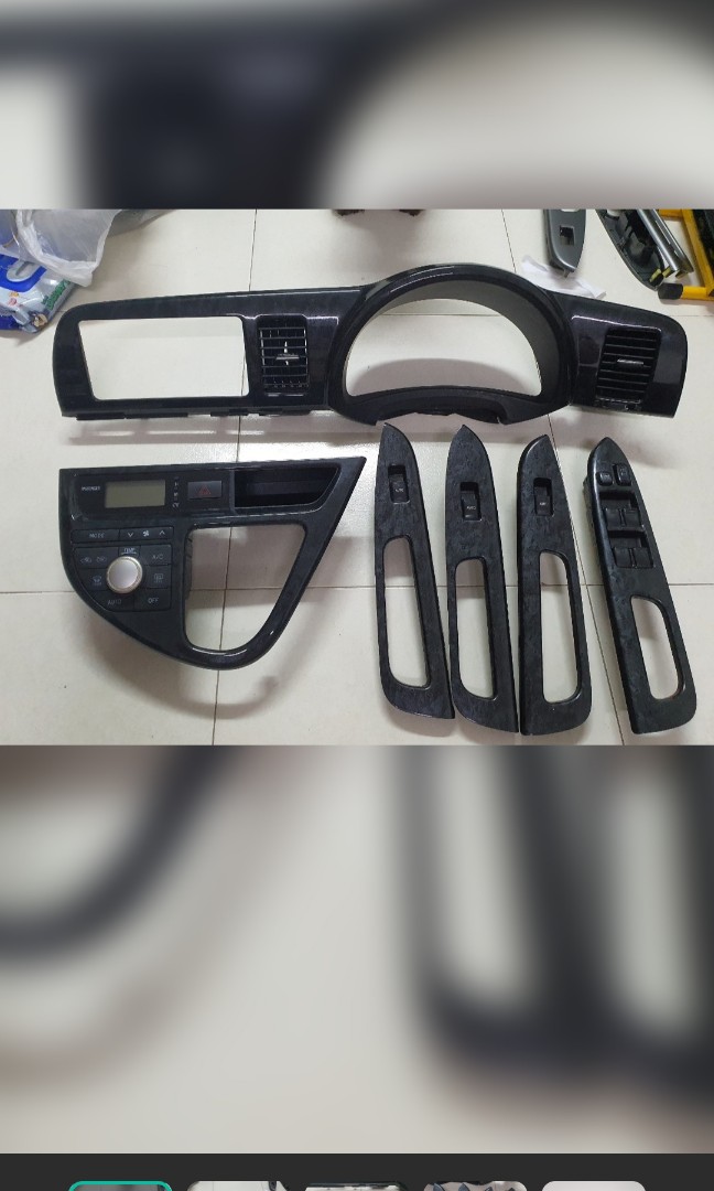Toyota wish zne10 black marbel panel complete set, Car Accessories ...