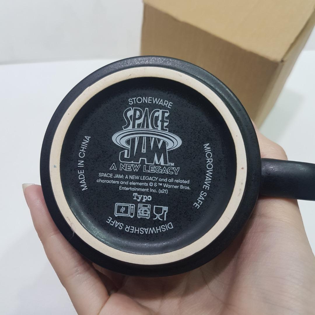 Typo Stoneware Space Jam: A New Legacy Aesthetic Matte Black Mug Glass ...