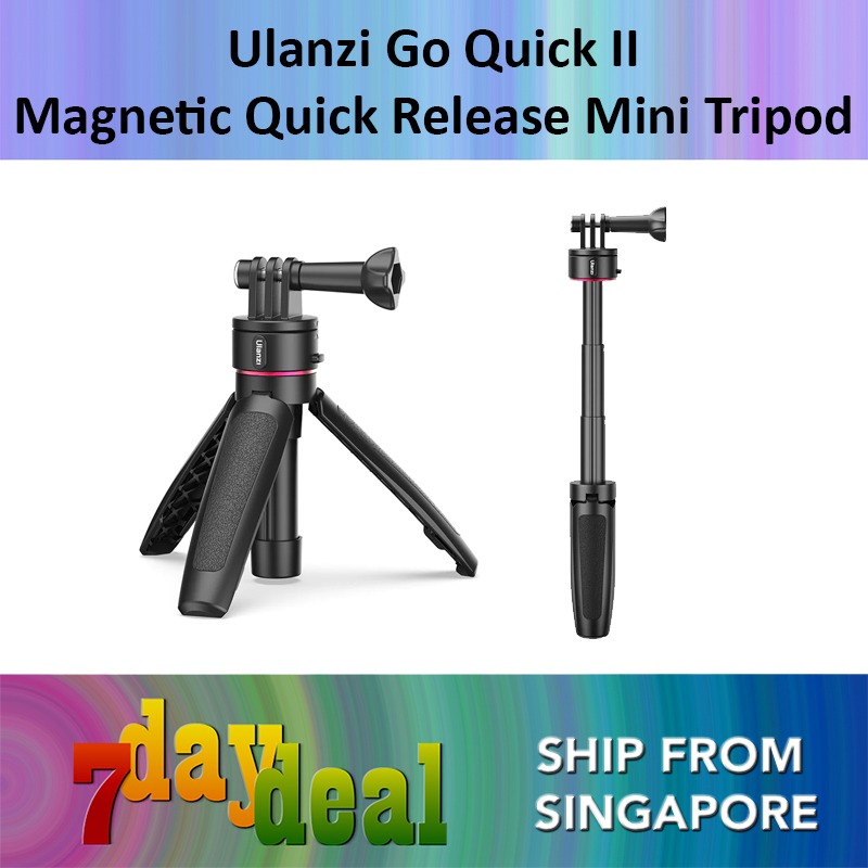 Ulanzi Go Quick II Magnetic Quick Release Mini Tripod For Action ...