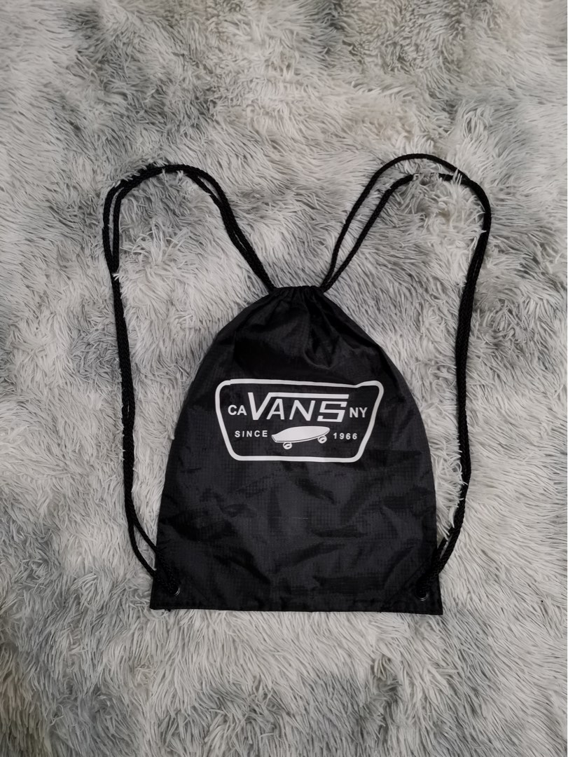 VANS Stringbag, Men's Fashion, Bags, Backpacks on Carousell
