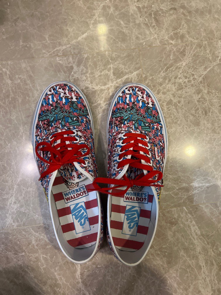 Vans x Where's Waldo, Women's Fashion, Footwear, Sneakers on Carousell
