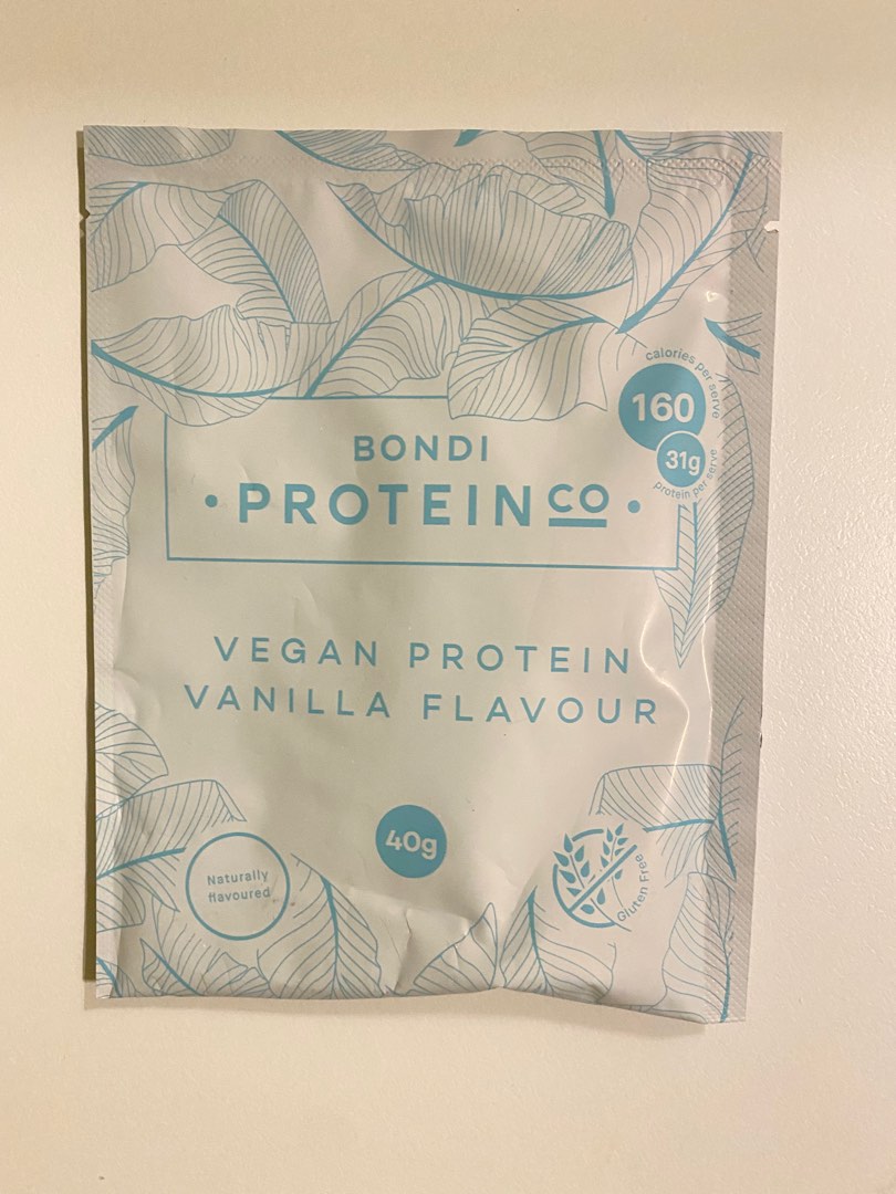 Vegan protein powder sachets, Health & Nutrition, Health Supplements ...