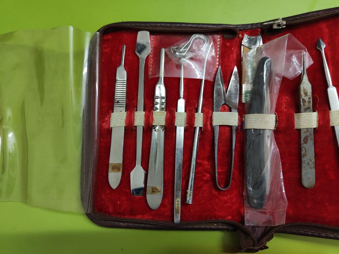 VINTAGE! Gold Cross Dissecting Set Stainless Steel, Health & Nutrition ...