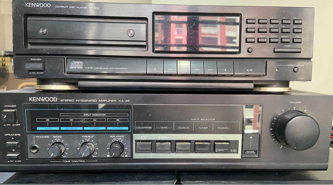Vintage Kenwood Speakers, Amplifier and CD Player, Audio, Soundbars ...