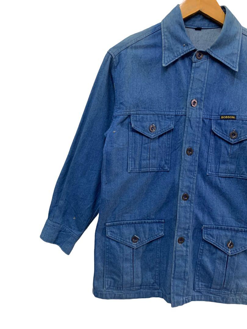 VTG BOBSON NANKAI DENIM JACKET, Men's Fashion, Coats, Jackets and ...