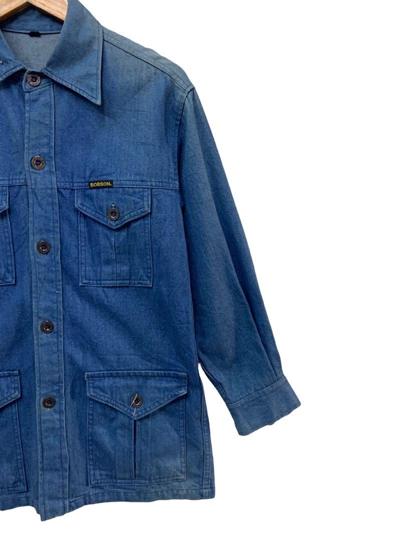 VTG BOBSON NANKAI DENIM JACKET, Men's Fashion, Coats, Jackets and ...