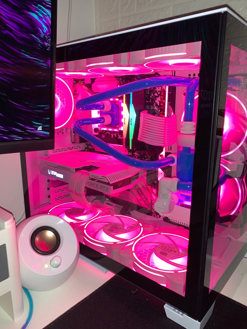 Water loop custom PC RTX 3070, Computers & Tech, Desktops on Carousell