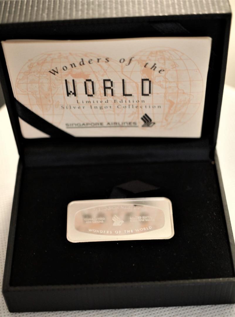 Wonders Of The World-Limited Edition/Silver Ingot Collection, Hobbies ...