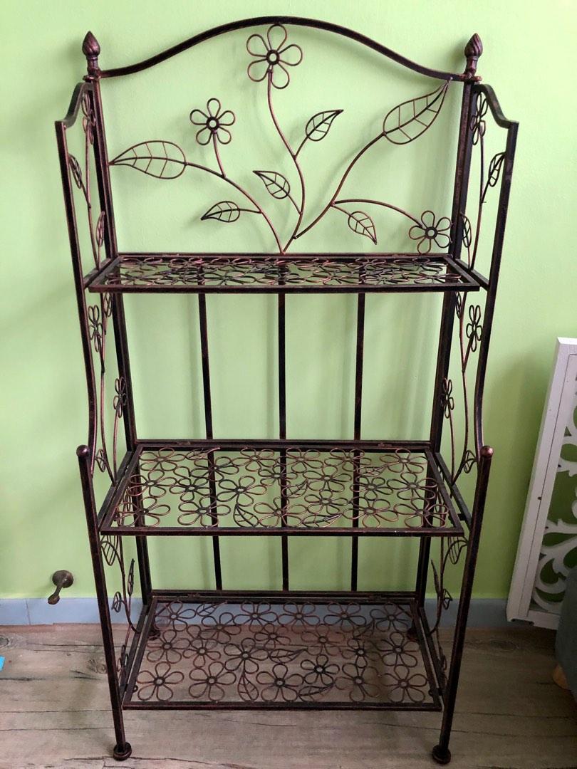 Wrought Iron Rack, Furniture & Home Living, Home Improvement ...