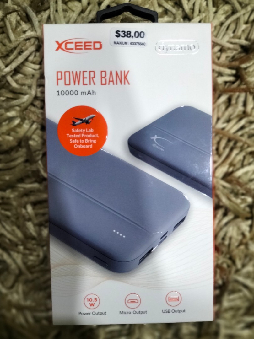 Xceed Powerbank Grey Colour, Mobile Phones & Gadgets, Mobile & Gadget ...