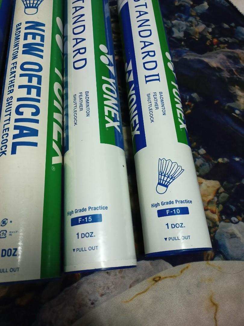Yonex shuttlecock 4 box combo, Sports Equipment, Sports & Games, Racket ...