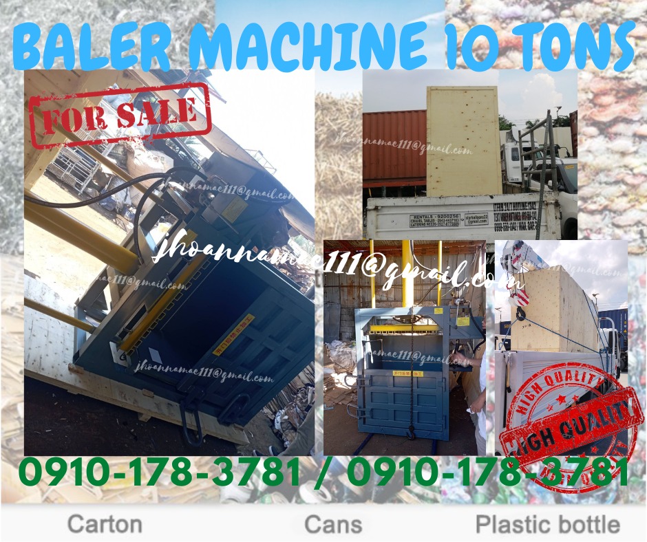 10Tons Baler Machine M10-6040, Commercial & Industrial, Industrial ...