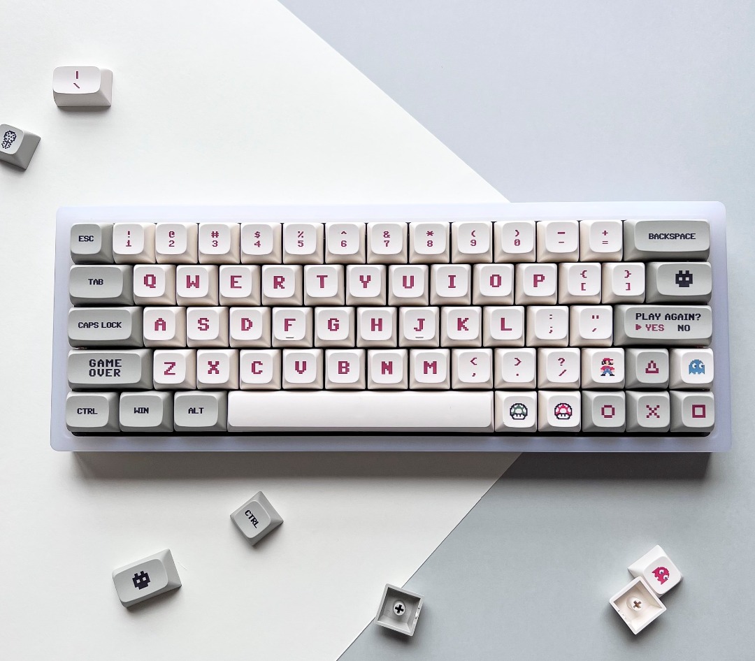 [Local Ready] 143 Keys XDA Profile themed Gaming Retro Nintendo Famicom ...