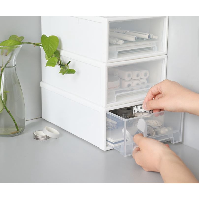 27x19x10cm-PLASTIC STORAGE CONTAINER BOX/stacking drawers/storage ...