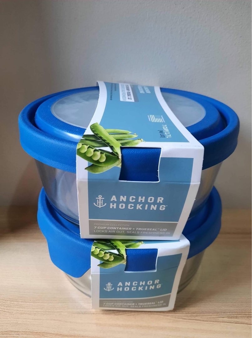 2PCS Anchor Hocking True Seal Food Container [BRAND NEW], Furniture ...