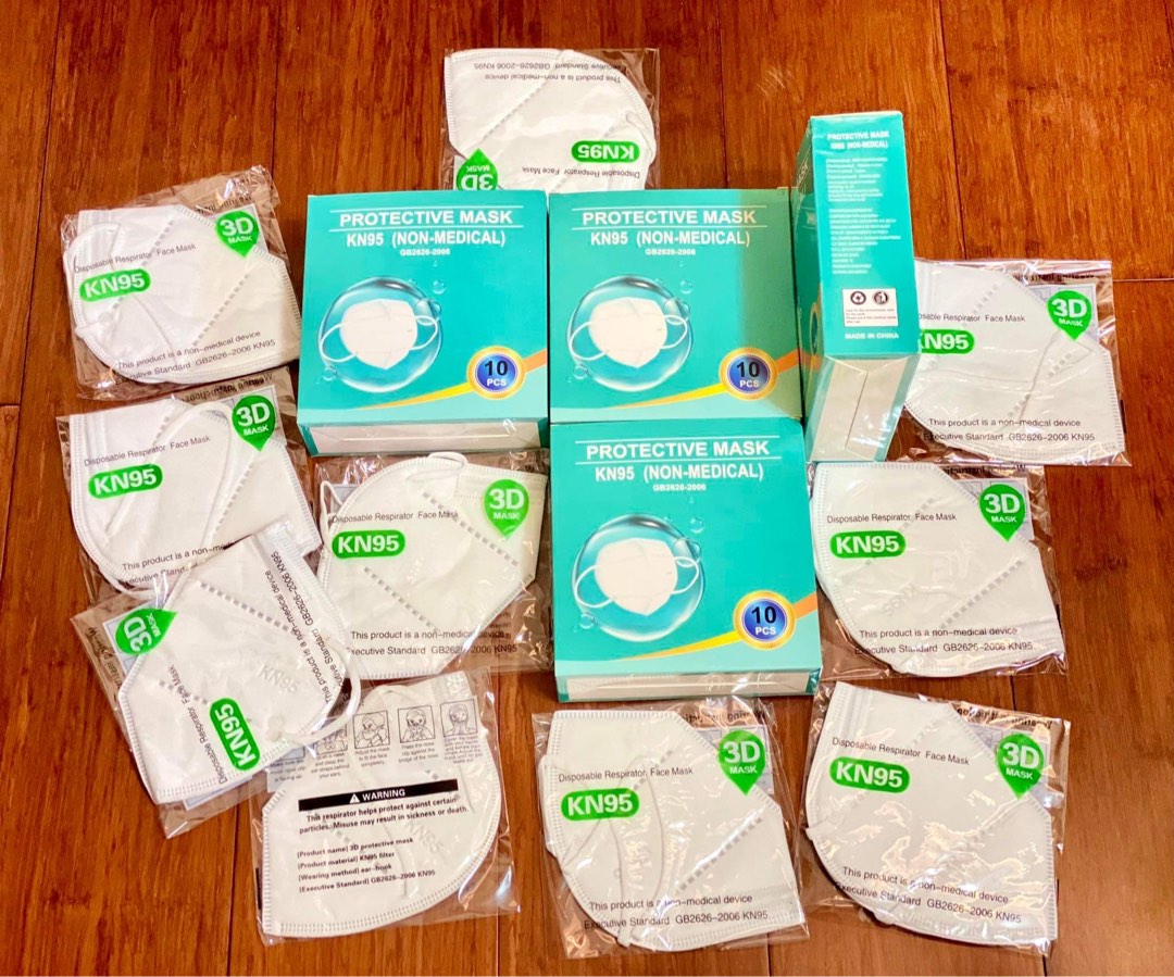 5-ply KN95 (Individually Packed), Health & Nutrition, Face Masks & Face ...