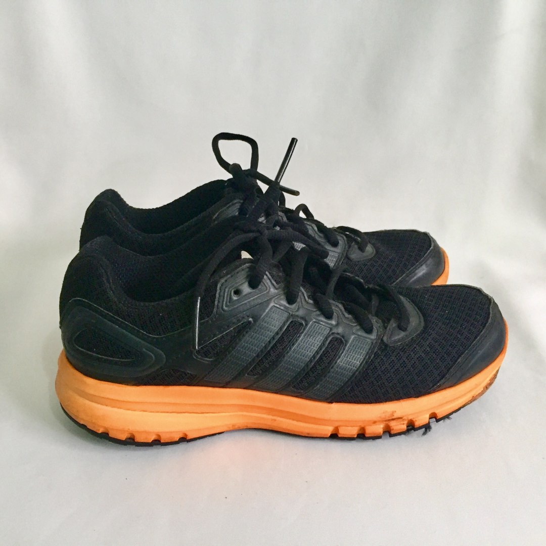 Adidas Size 5 Ortholite Running Shoes Black Orange, Women's Fashion ...