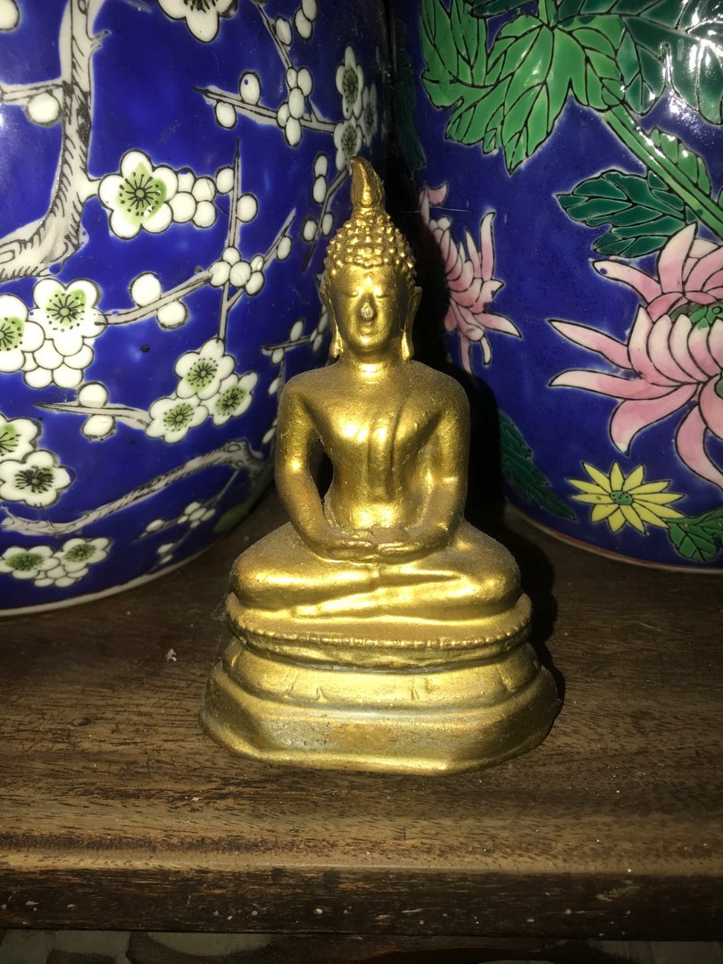 Antique Brass Buddha Display, Hobbies & Toys, Memorabilia ...