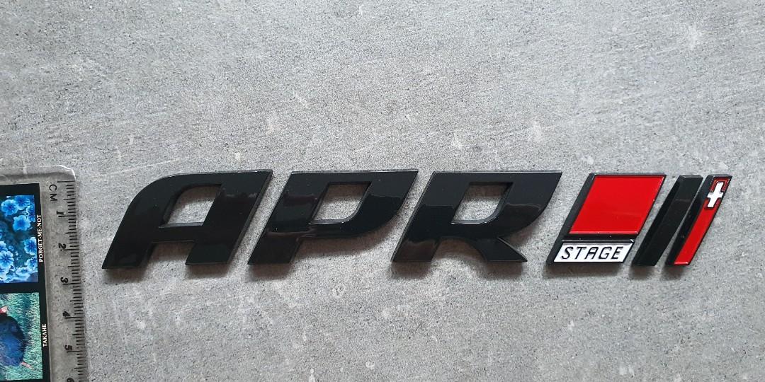 APR tuning emblem badge, Car Accessories, Accessories on Carousell