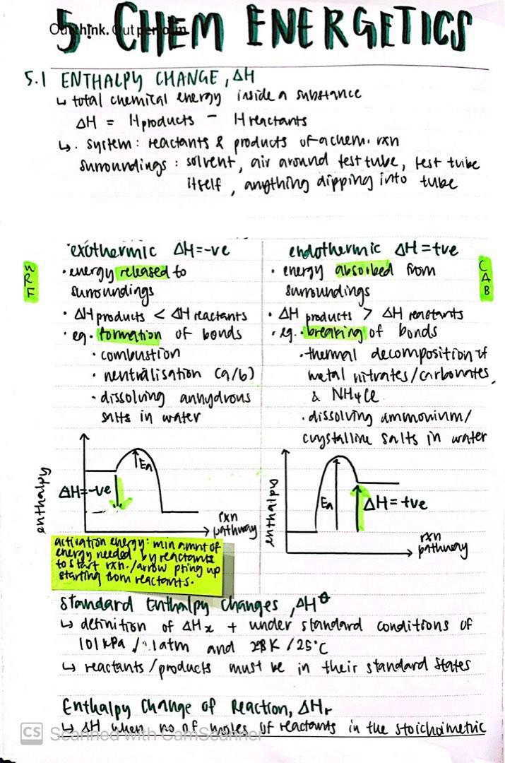 AS A Level Chemistry (9701) Notes 2021-2022 Syllabus - from a straight ...