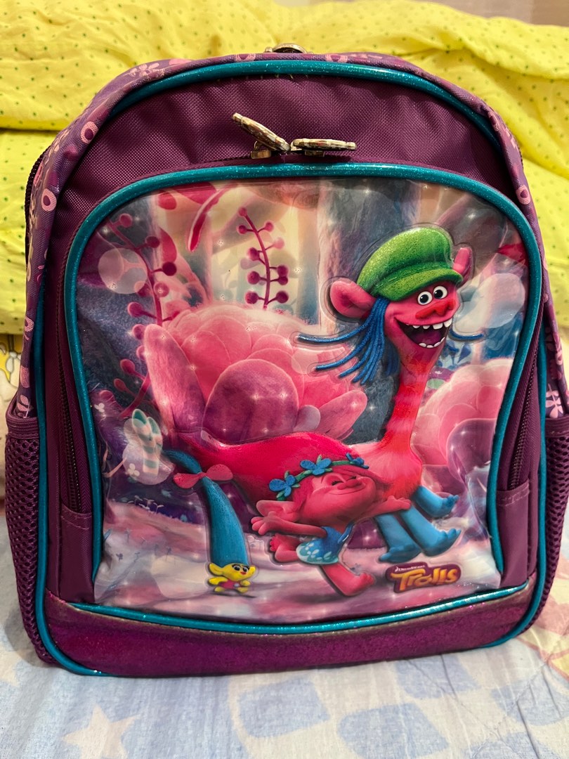 authentic Trolls backpack for kids, Women's Fashion, Bags & Wallets ...