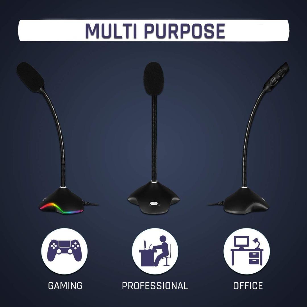 [B1080] KLIM Rhapsody + Gaming RGB Desktop USB Microphone + Best Sound ...