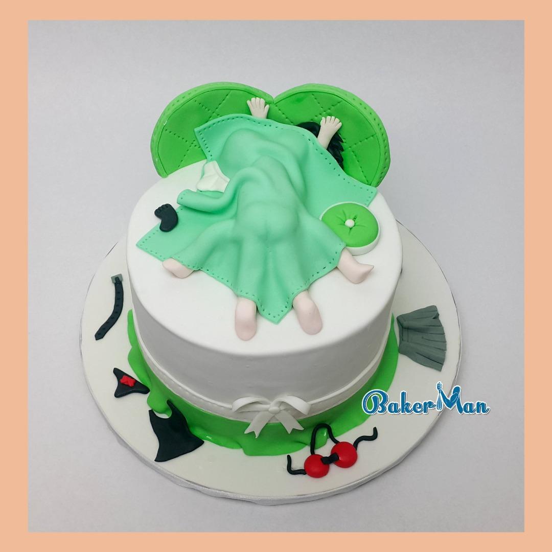 Bachelorette Cake Naughty Cake Bridal Shower Themed Cake
