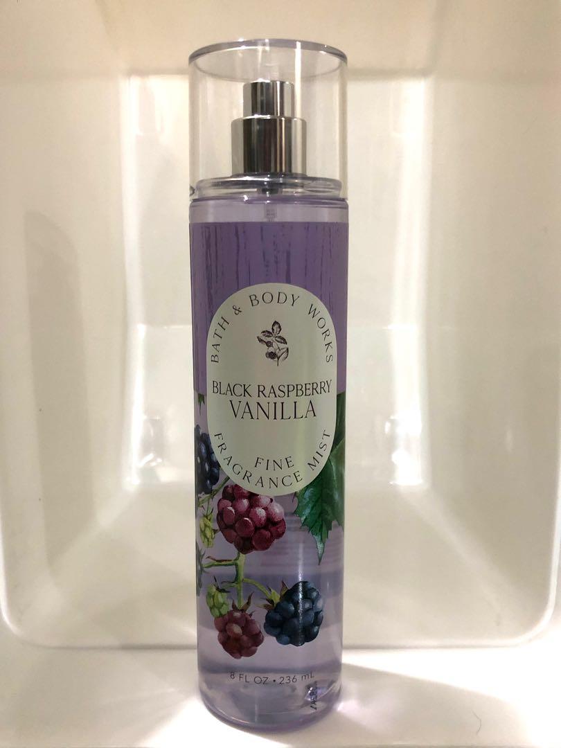 Bath & Body Works Black Raspberry Vanilla, Beauty & Personal Care ...