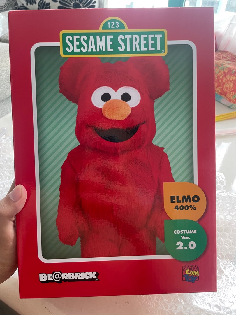Bearbrick elmo 400%, Hobbies & Toys, Toys & Games on Carousell