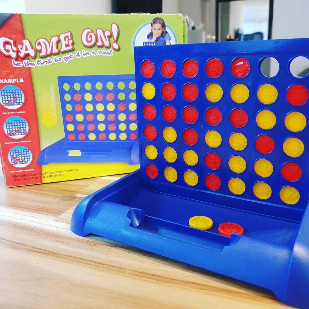 Bingo Connect Four Games Toddler Toys Montessori, Babies & Kids, Infant ...