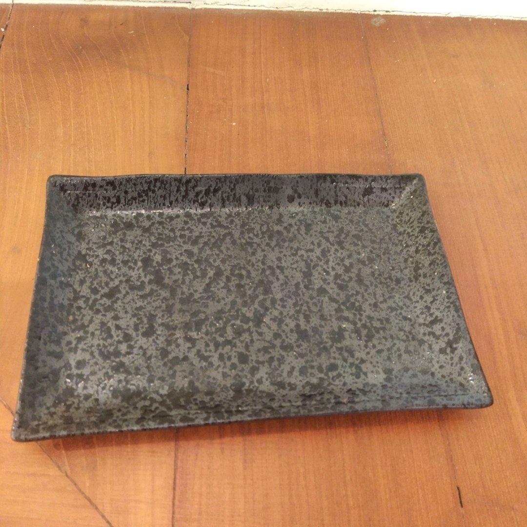 Black Rectangular Ceramic Tray / Plates, Furniture & Home Living ...