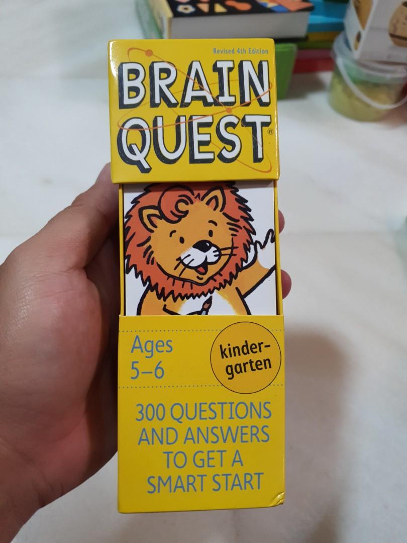 Brain quest general knowledge game, Hobbies & Toys, Toys & Games on Carousell