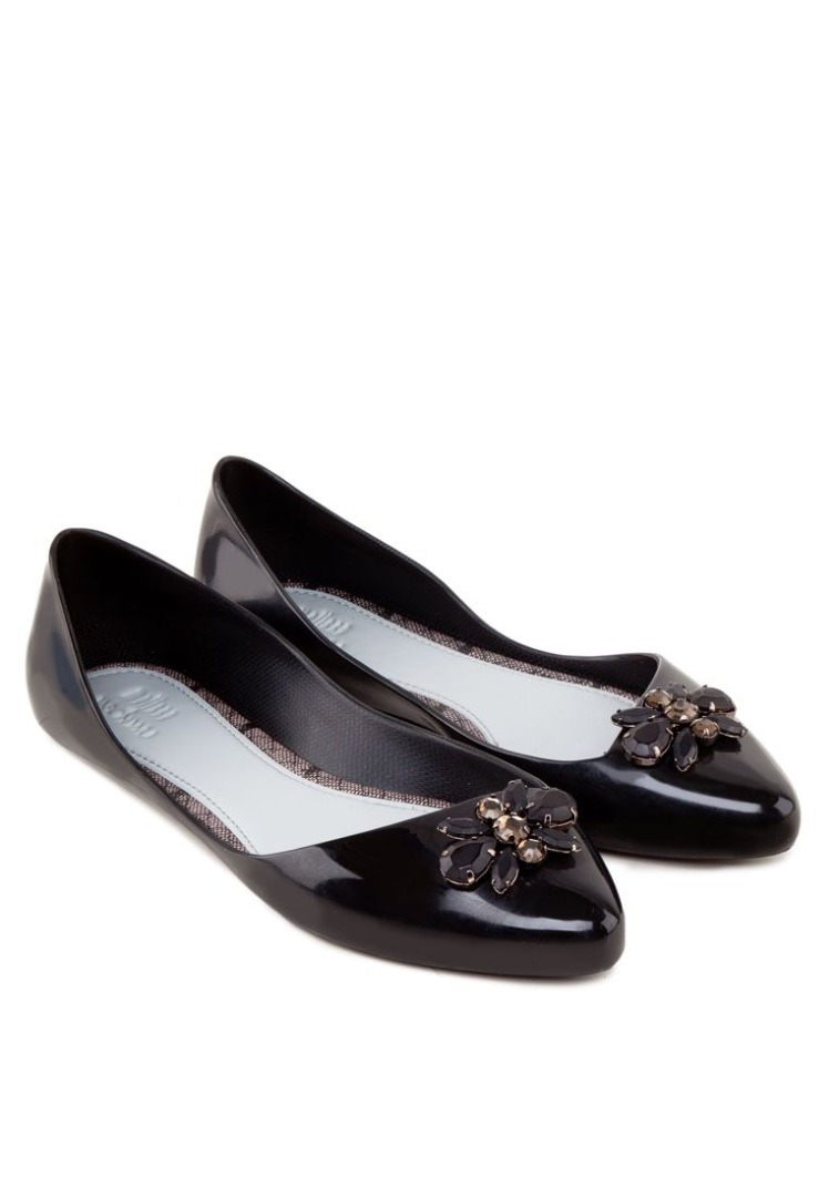 [BRAND NEW] Melissa Trippy + Jason Wu (Black/Clear), Women's Fashion ...