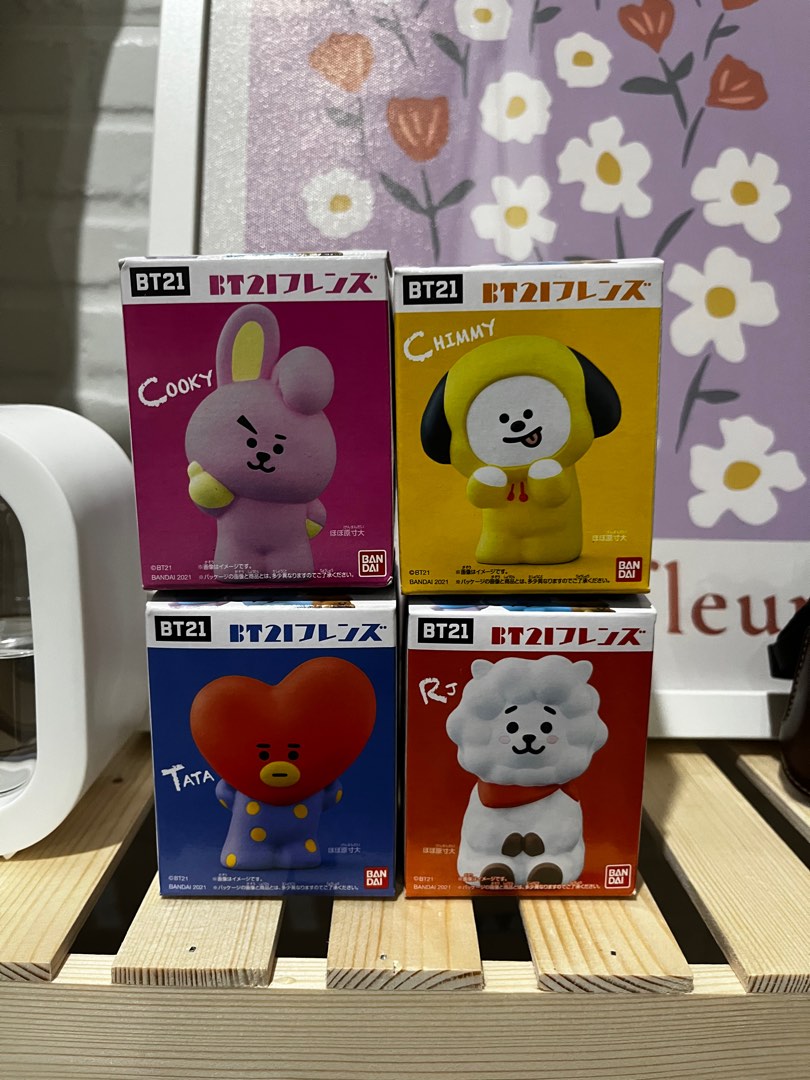BT21 Japan Figure (Cooky/Chimmy/Tata), Hobbies & Toys, Memorabilia & Collectibles, K-Wave on ...