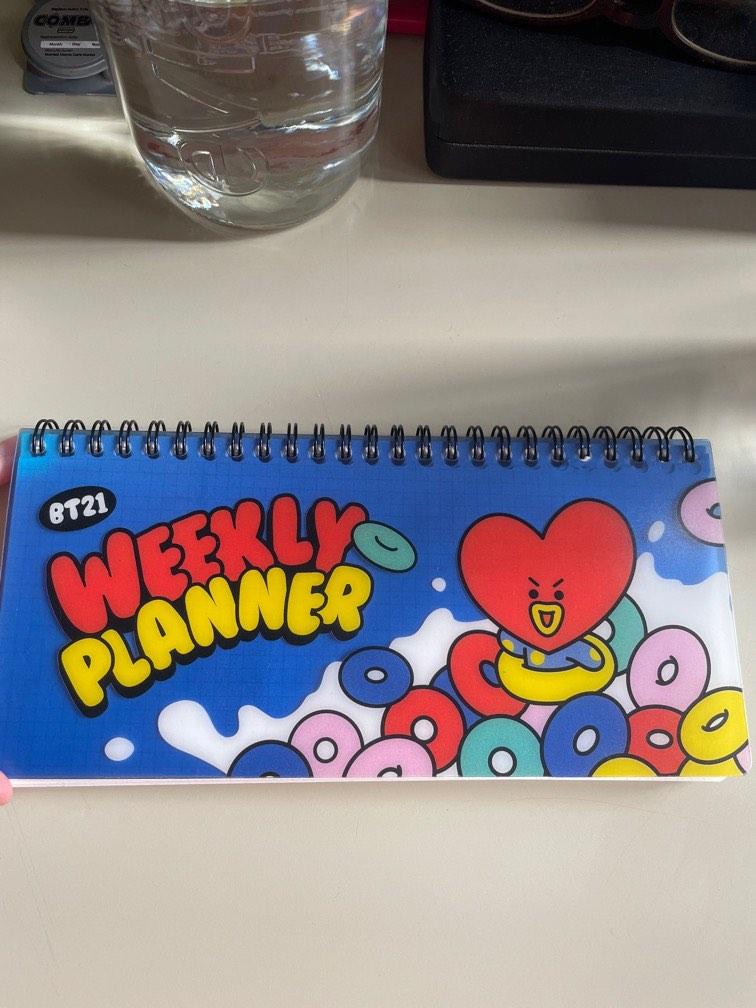 BT21 TATA Weekly Planner, Hobbies & Toys, Stationery & Craft ...