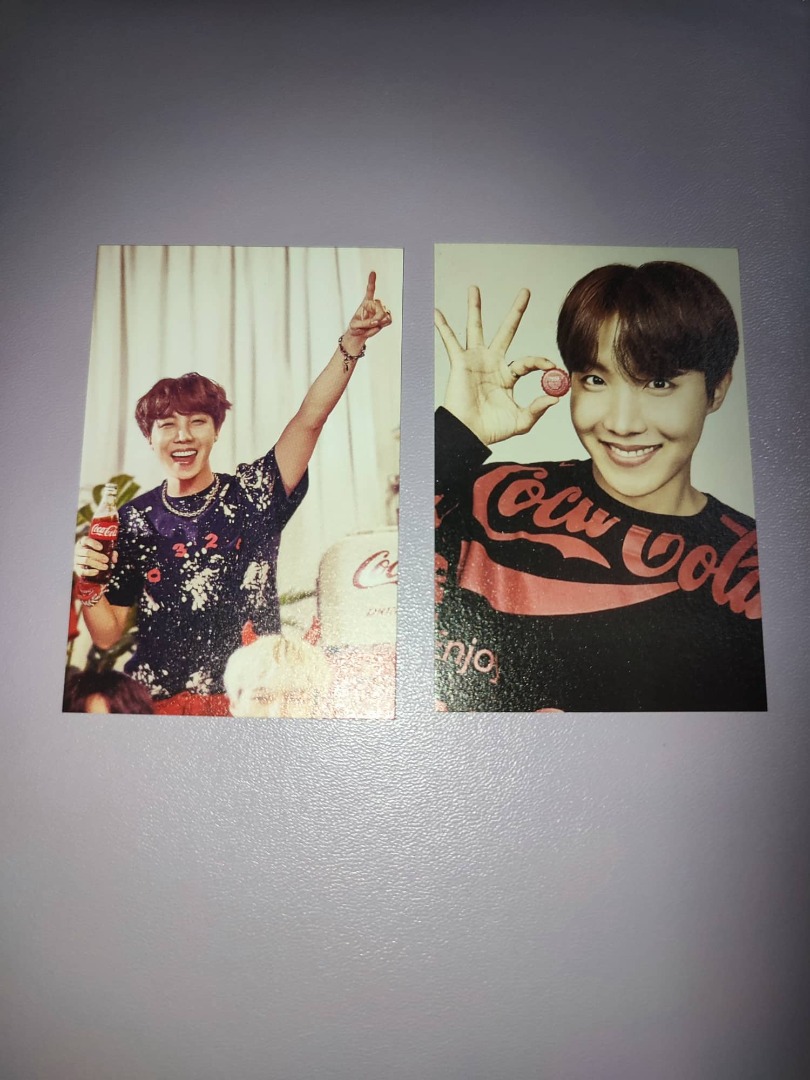 BTS Jhope Coca-cola SET, Hobbies & Toys, Memorabilia & Collectibles, K ...